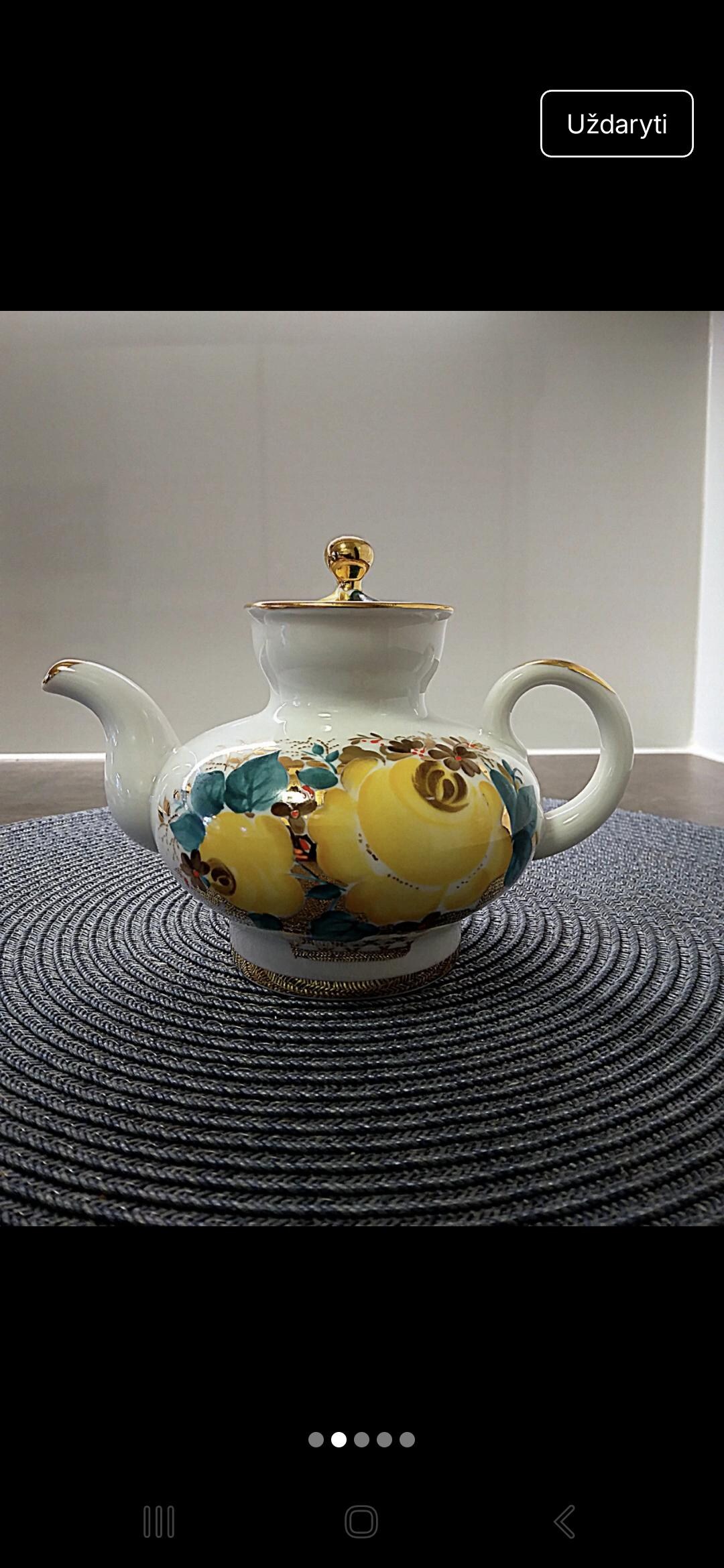 Russian Imperial Lomonosov Porcelain Teapot - Etsy