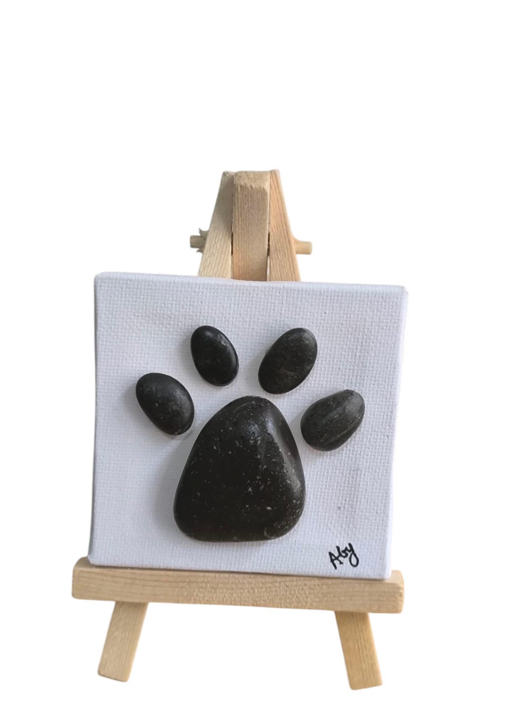 Pebble Art Dog's Paws/ Gift for Dog Lover/ Gift for Dog Rememberance - Etsy