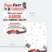 Two Fast Too Curious Birthday Invitation | Editable Race Car Party ...