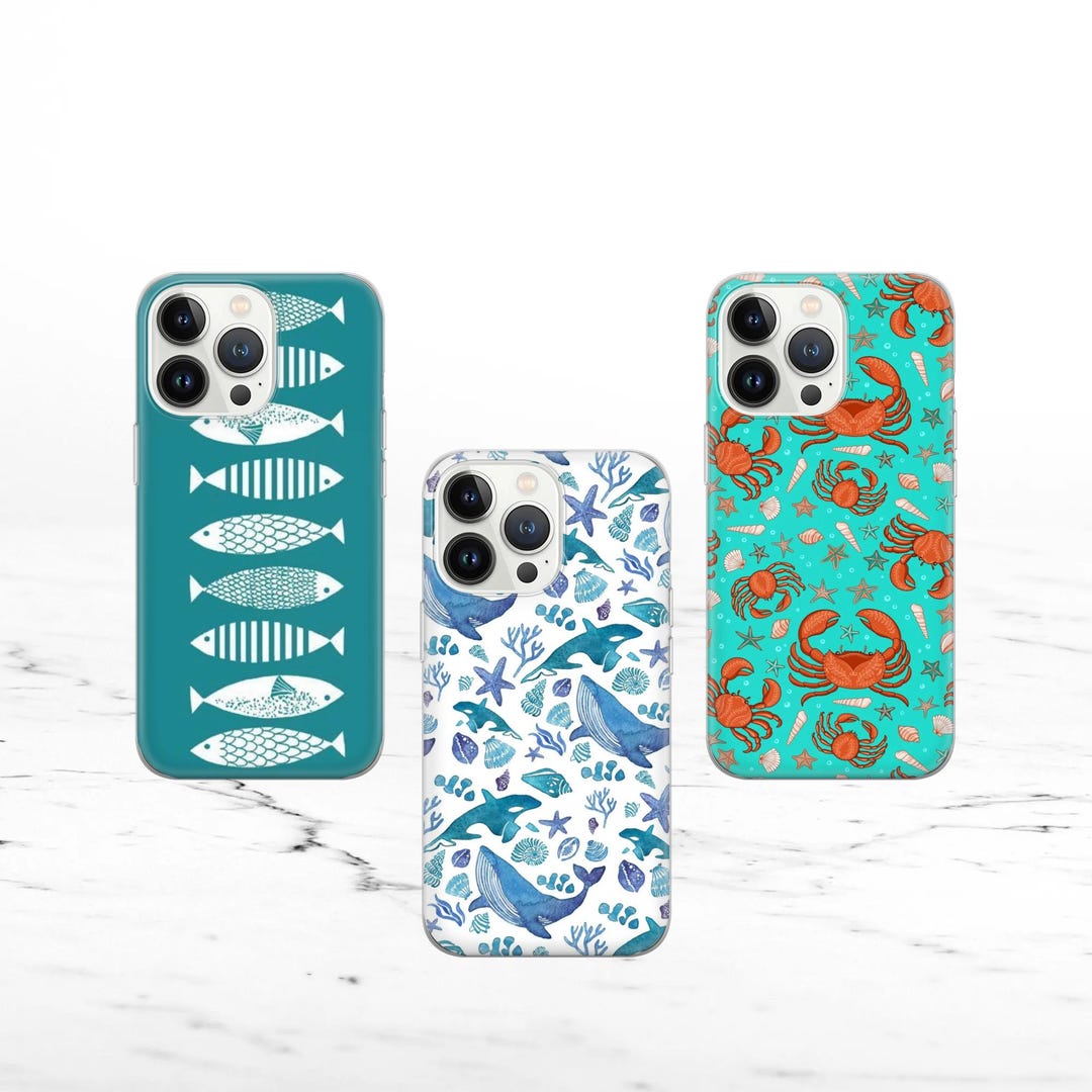 Whale Shark Phone Case Marine Retro Fish Tin Cover for iPhone 16pro Max ...