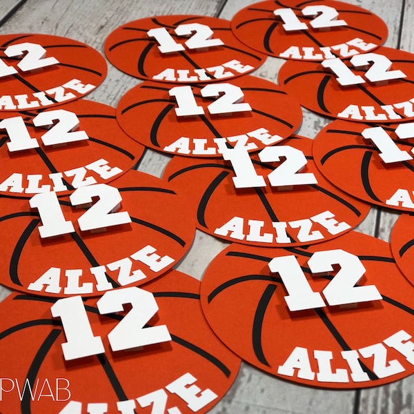 Basketball Cut Outs - Etsy