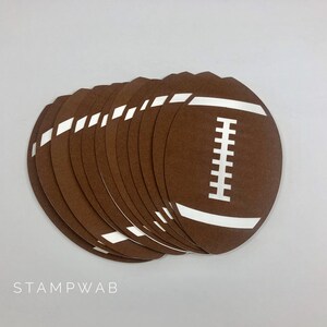 Football Cutouts (set of 12) - Football Party Decor - Football Team ...