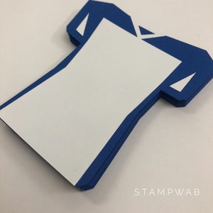 Football Jersey Cut-outs (set of 12) - Football - Favor Tag - Football ...