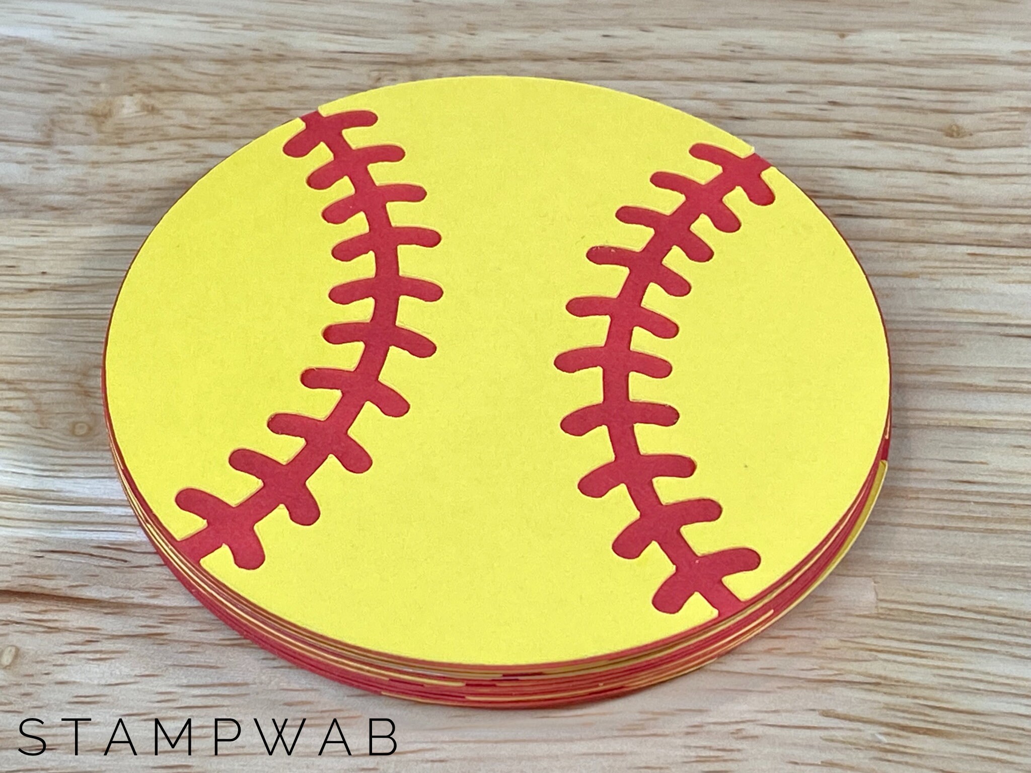 Softball Cut-outs set of 12 Softball Team Softball Party - Etsy