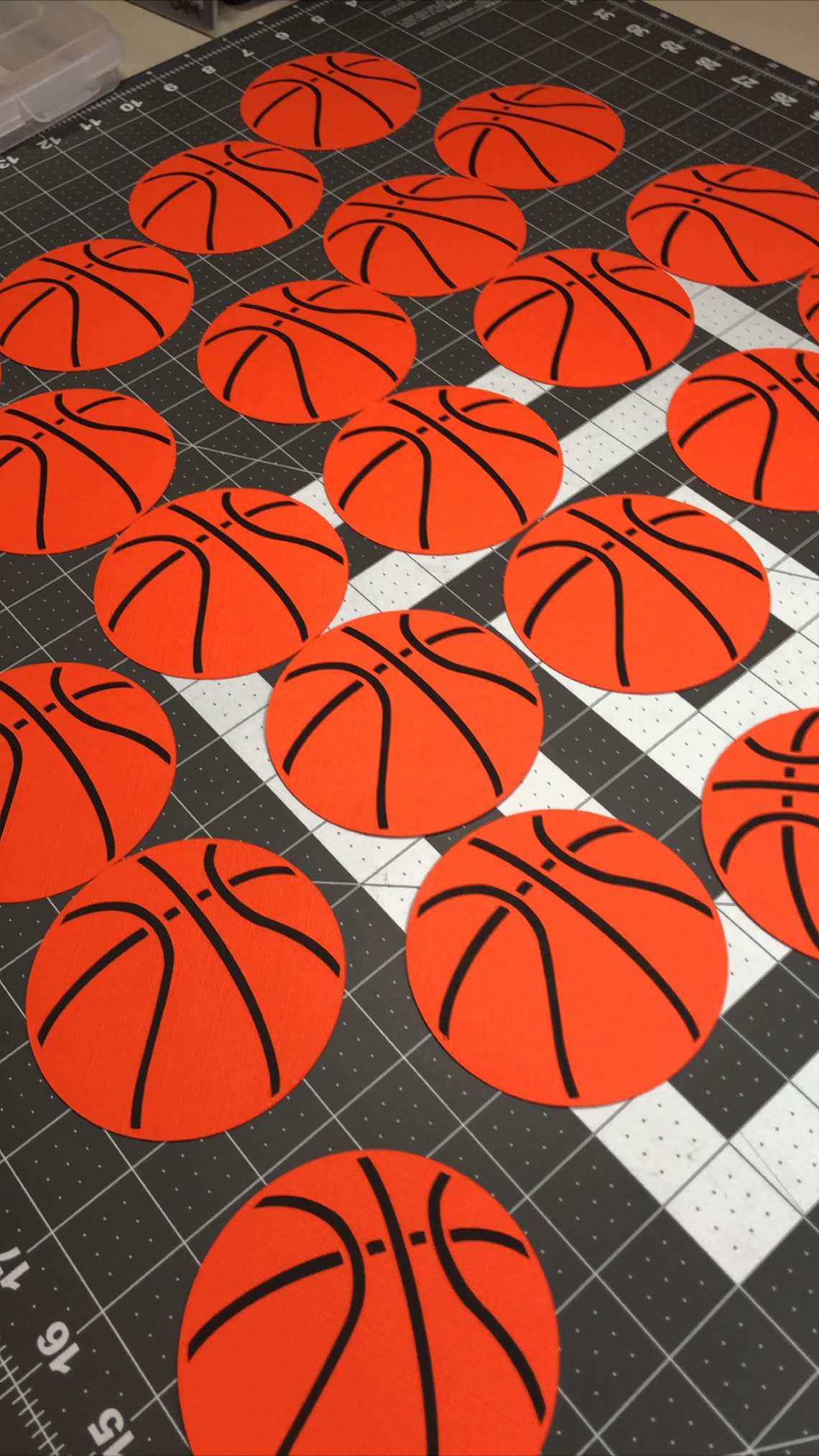 Basketball Cut-outs set of 12 Basketball Cutouts - Etsy