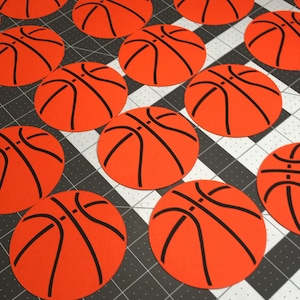 Basketball Cut-outs (set of 12) - Basketball Cutouts - Basketball Team ...