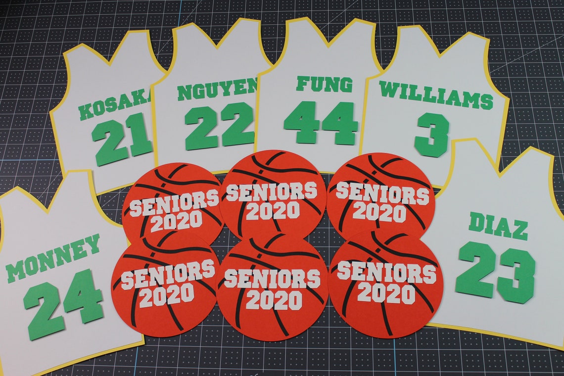 Basketball Cut-outs set of 12 Basketball Cutouts - Etsy