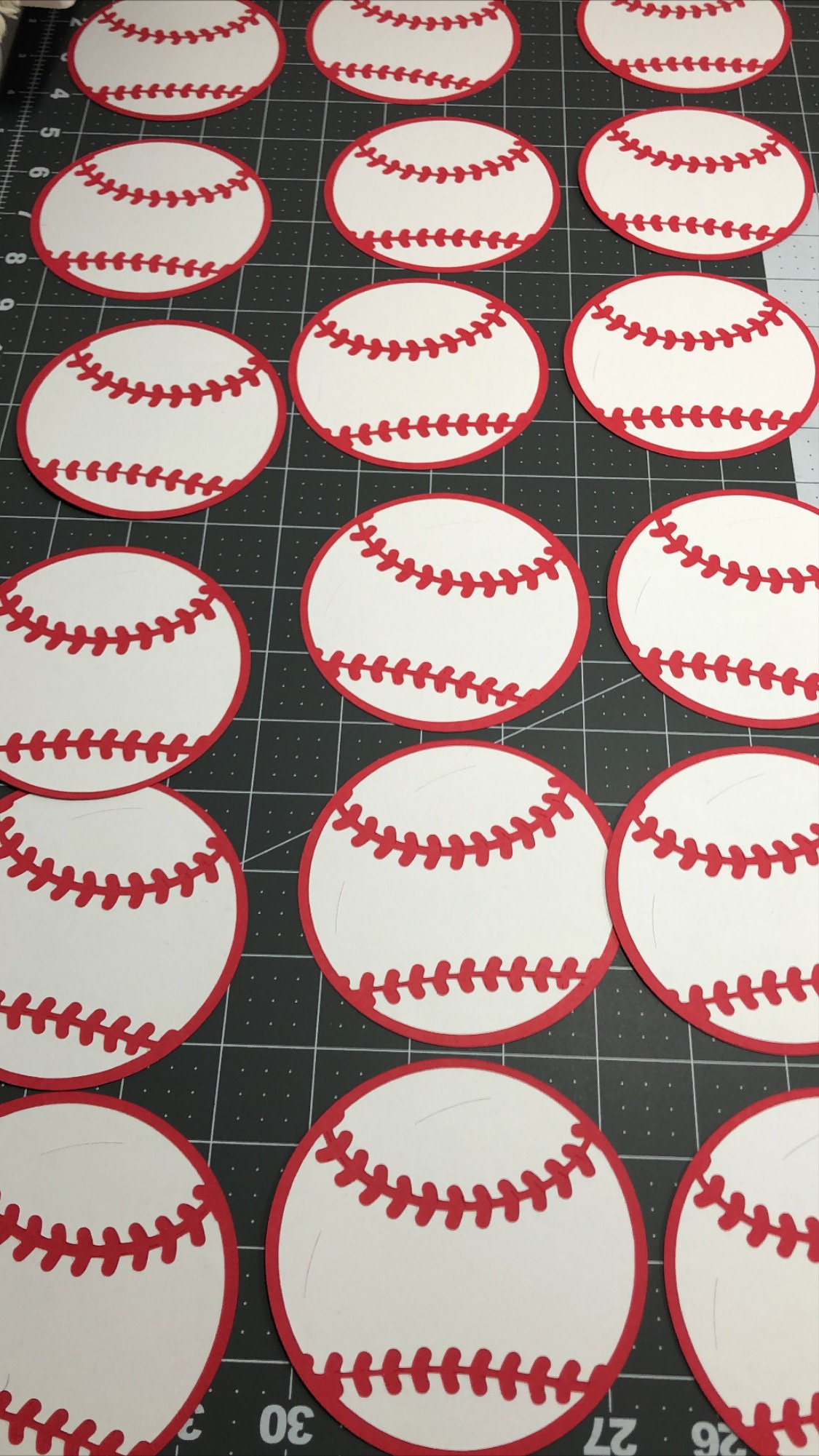 Baseball Cut-outs set of 12 Baseball Team Baseball Party | Etsy