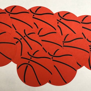Basketball Cut-outs (set of 12) - Basketball Cutouts - Basketball Team ...