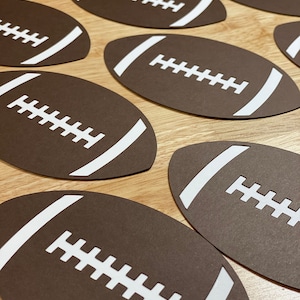 Football Cutouts (set of 12) - Football Party Decor - Football Team ...