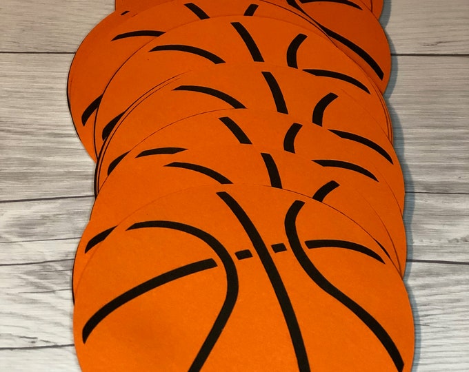 Basketball Cut-outs (set of 12) - Basketball Cutouts - Basketball Team ...