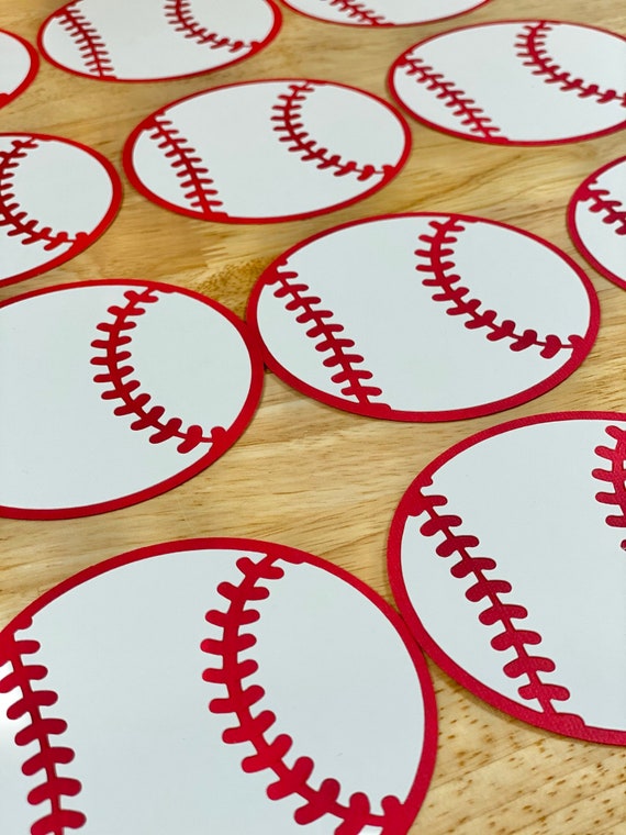 Baseball Cut-outs set of 12 Baseball Team Baseball Party | Etsy
