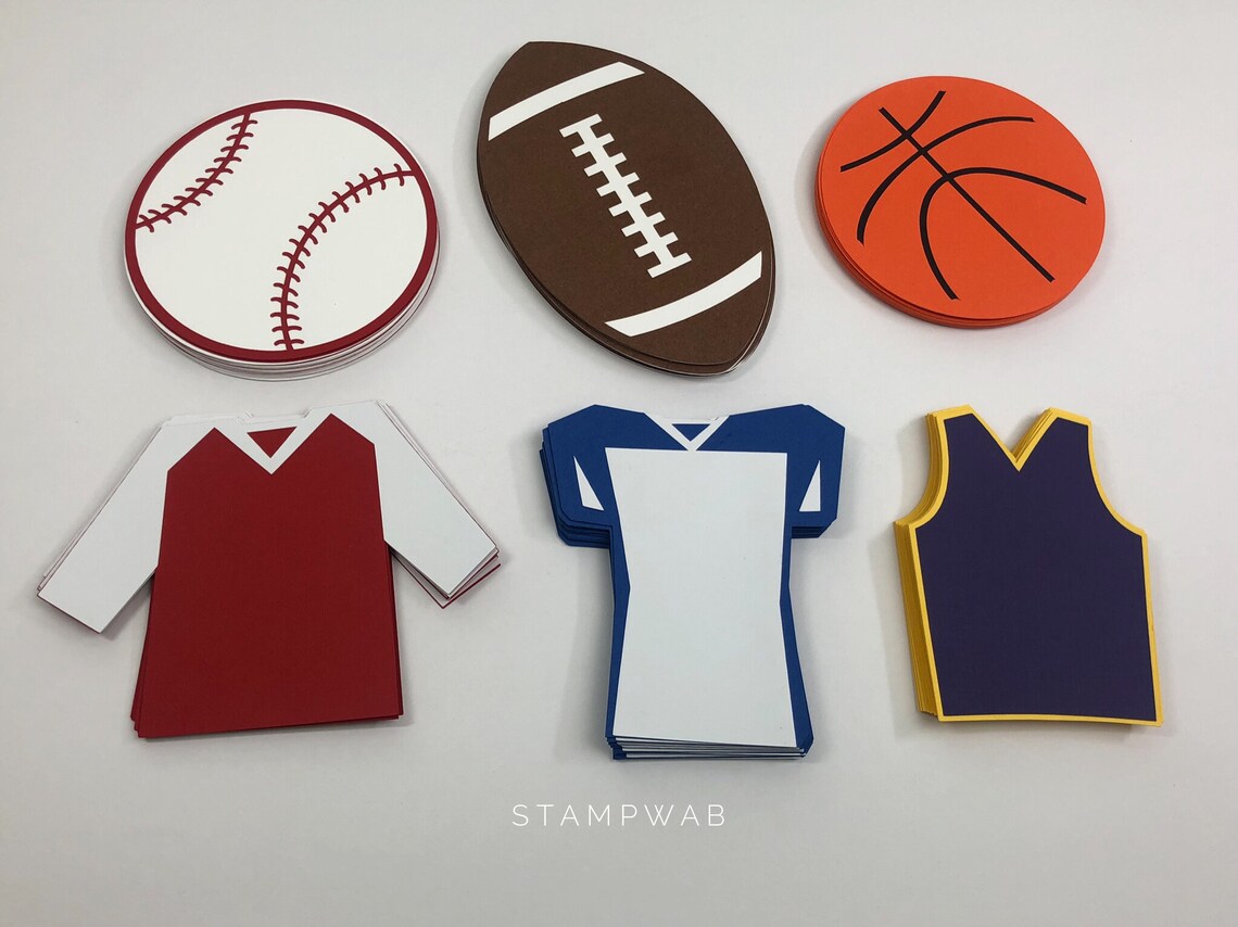 Baseball Cut-outs set of 12 Baseball Team Baseball Party - Etsy