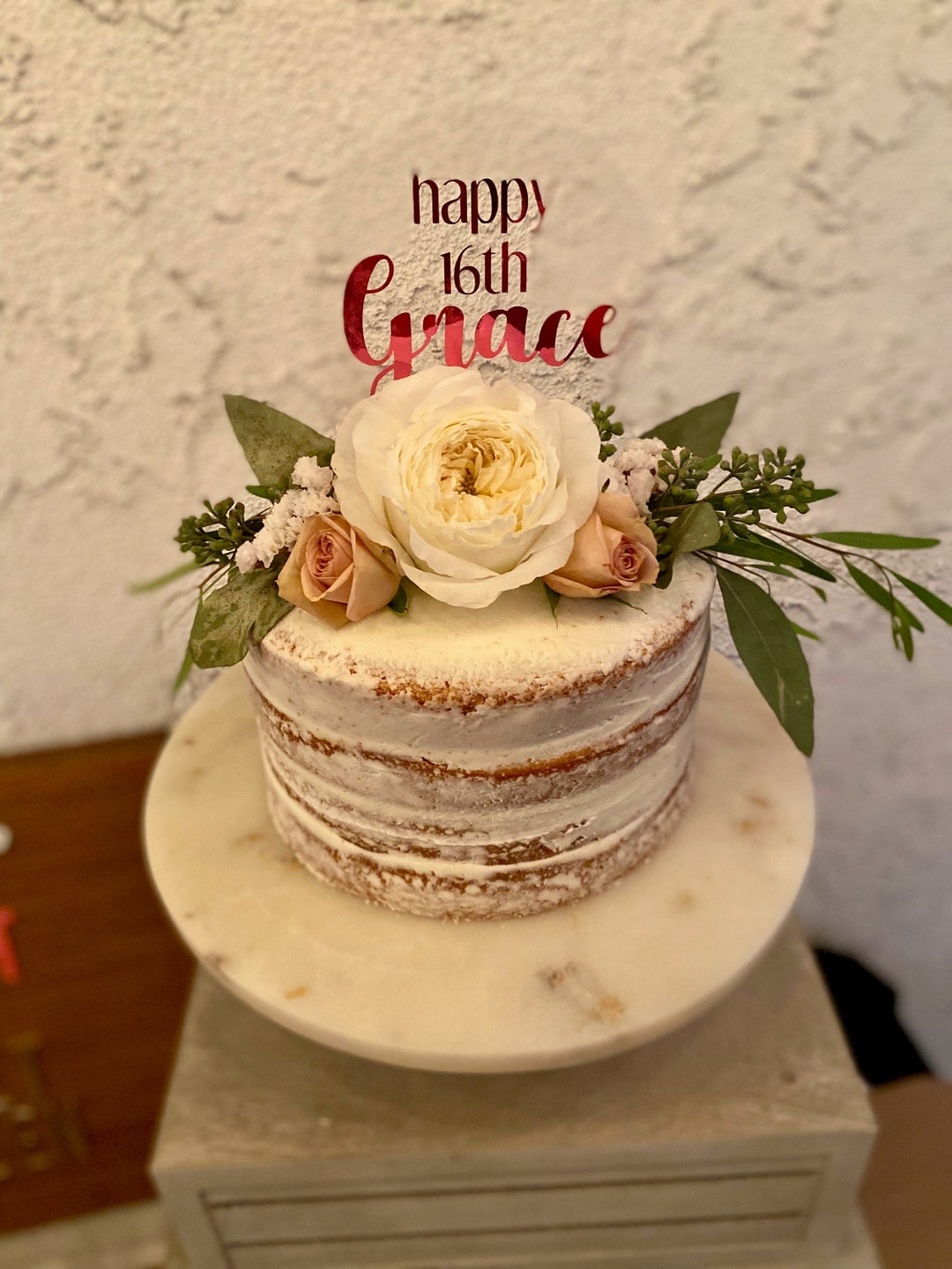 Cake Topper - Acrylic Topper - Acrylic Cake Topper - Acrylic ...