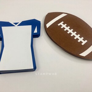 Football Jersey Cut-outs (set of 12) - Football - Favor Tag - Football ...