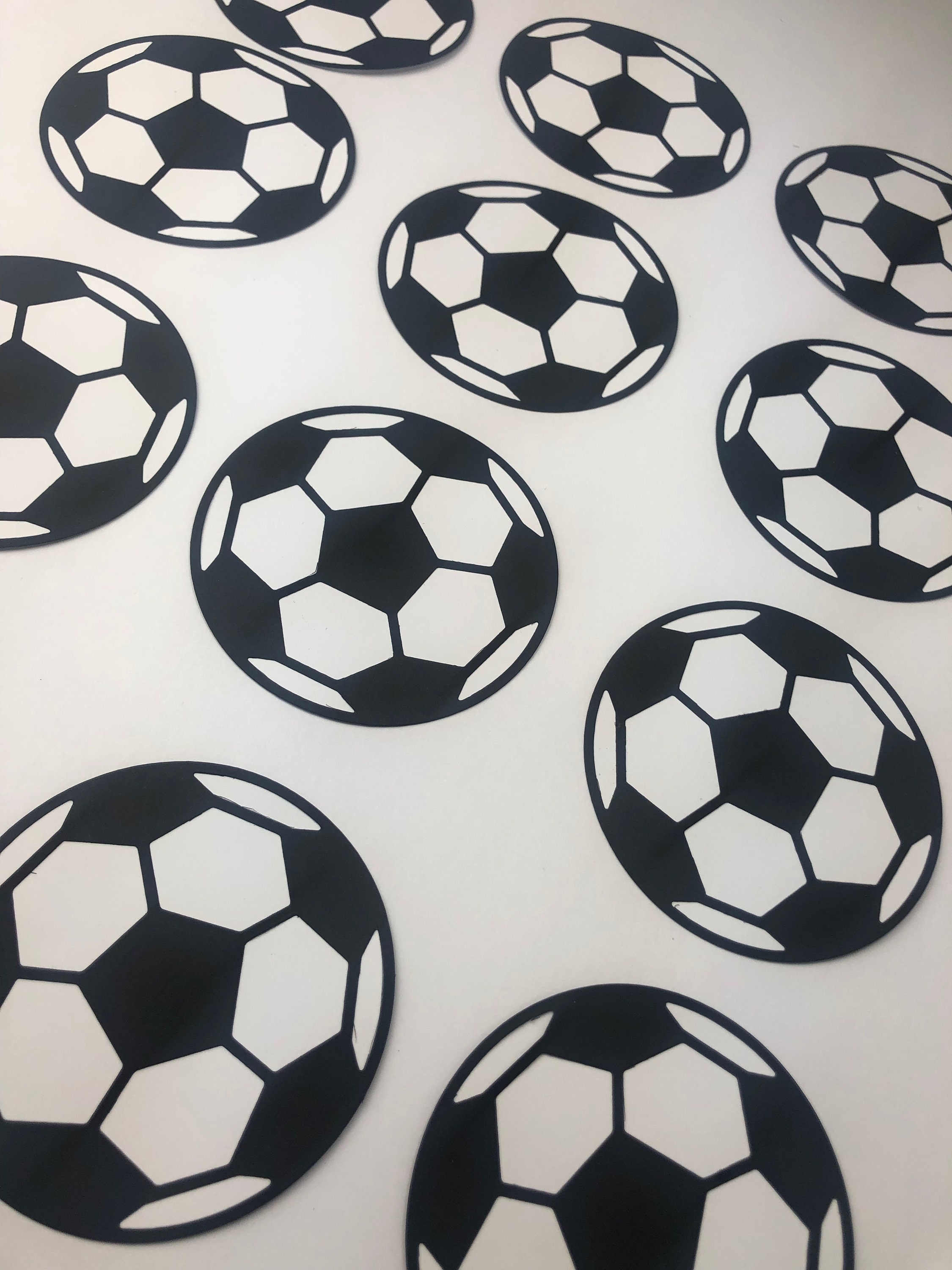Soccer Ball Cut-outs (set of 12) - Soccer Ball - Soccer Team - Soccer ...