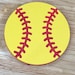 Softball Cut-outs set of 12 Softball Team Softball Party Decor Softball ...