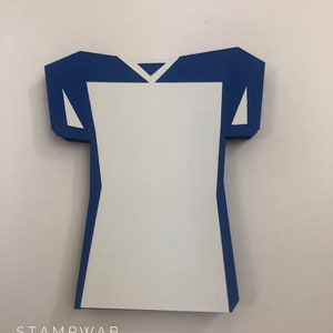 Football Jersey Cut-outs (set of 12) - Football - Favor Tag - Football ...