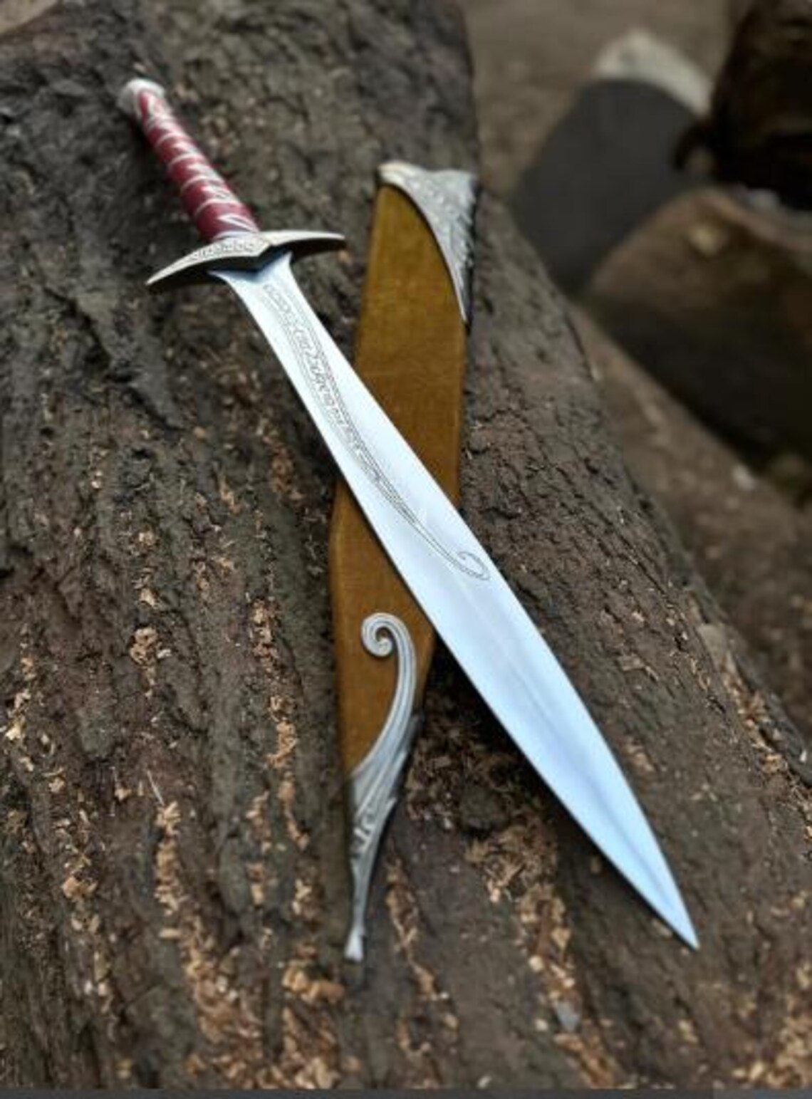 Custom Handmade Sword With Scabbard Best Sword for Collection Gift for ...