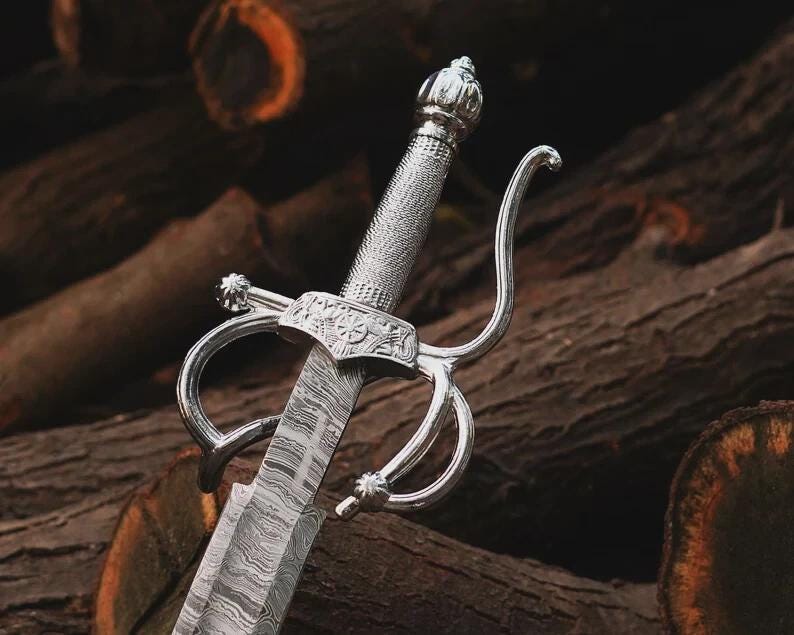 Customizable Rapier Sword With Scabbard | Legend of Zoro Sword | Gift ...