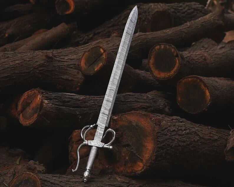 Customizable Rapier Sword With Scabbard | Legend of Zoro Sword | Gift ...