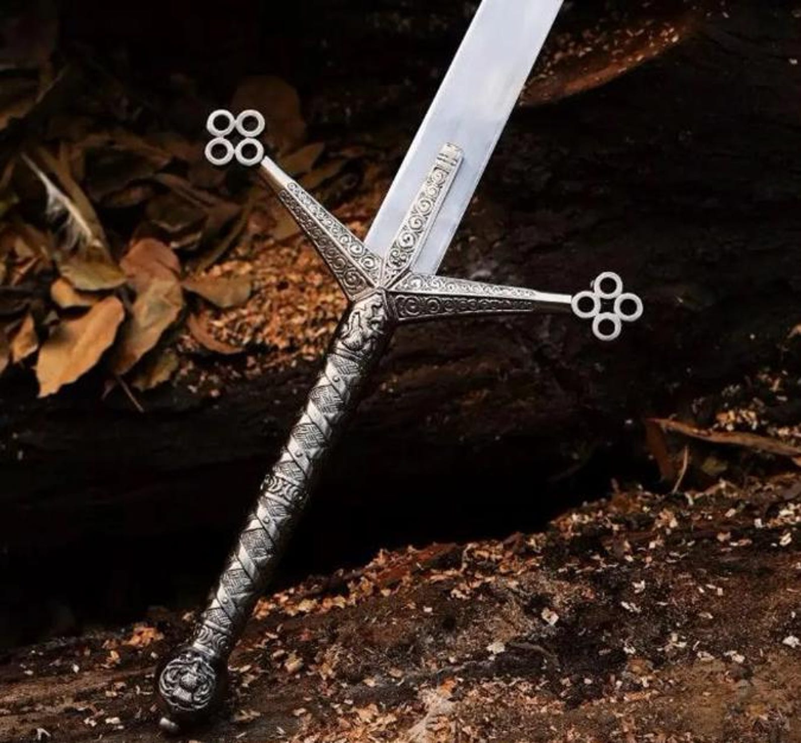 Custom Handmade Scottish Claymore Sword J2 Steel Highland Claymore ...