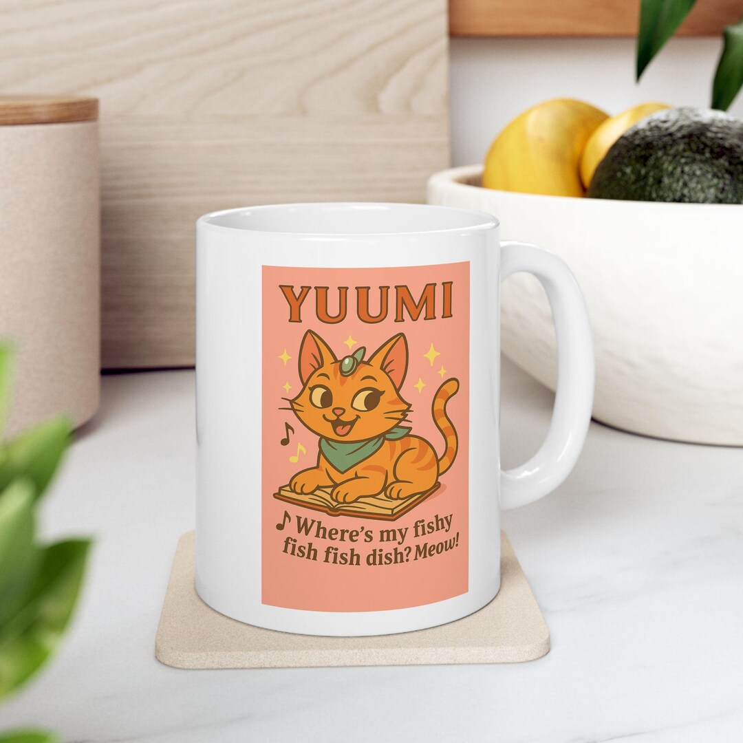 Yuumi LOL Mug: Funny Fan Art, Gamer Gift, Cat Lover Coffee Cup - Etsy
