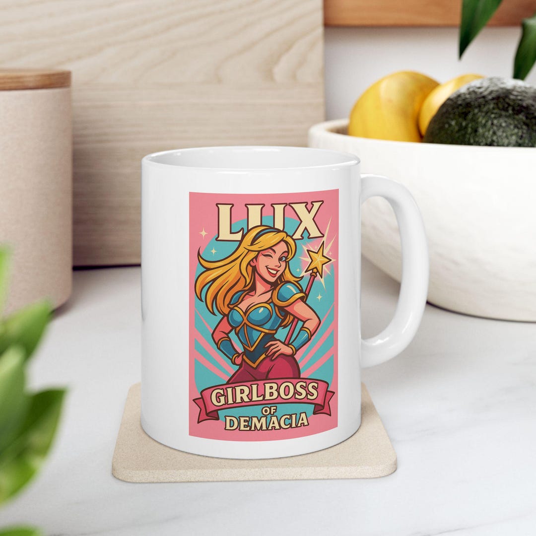 Lux League of Legends Mug: Funny Gamer Coffee Cup - Etsy
