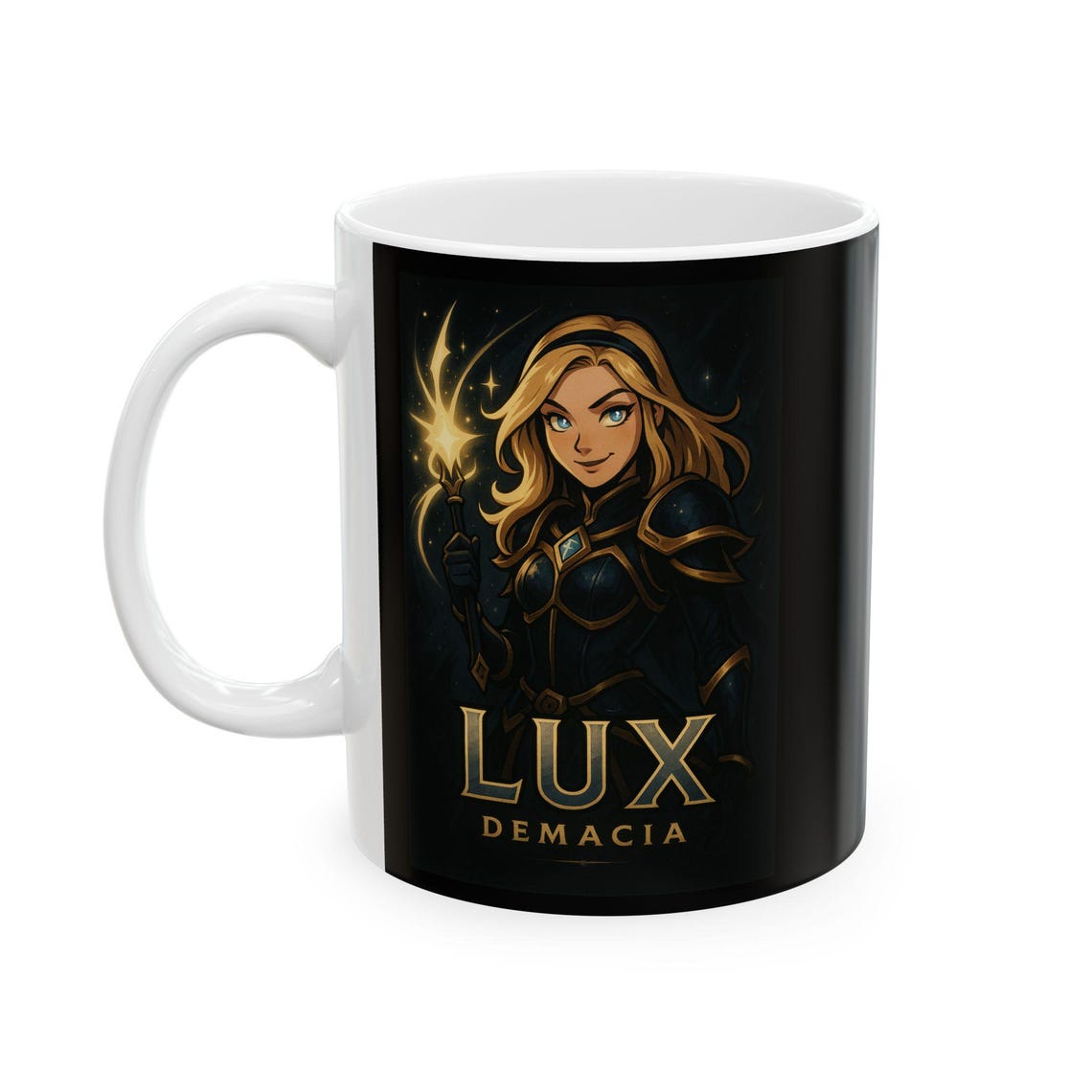 League of Legends Lux Mug: Demacia Gamer Coffee Cup (11oz) - Etsy
