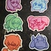 Doki Doki Takeover / DDTO+ "funky" Stickers - Team TBD - FNF - Etsy
