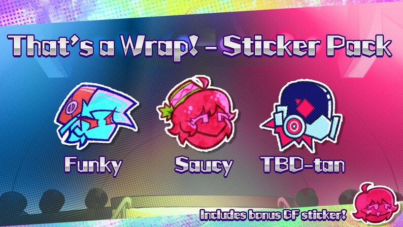 Flavor Rave "that's A Wrap!" Character Icon Sticker Pack - Team TBD ...