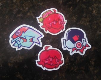 Flavor Rave Character Icon Stickers - Team TBD - FNF - Etsy