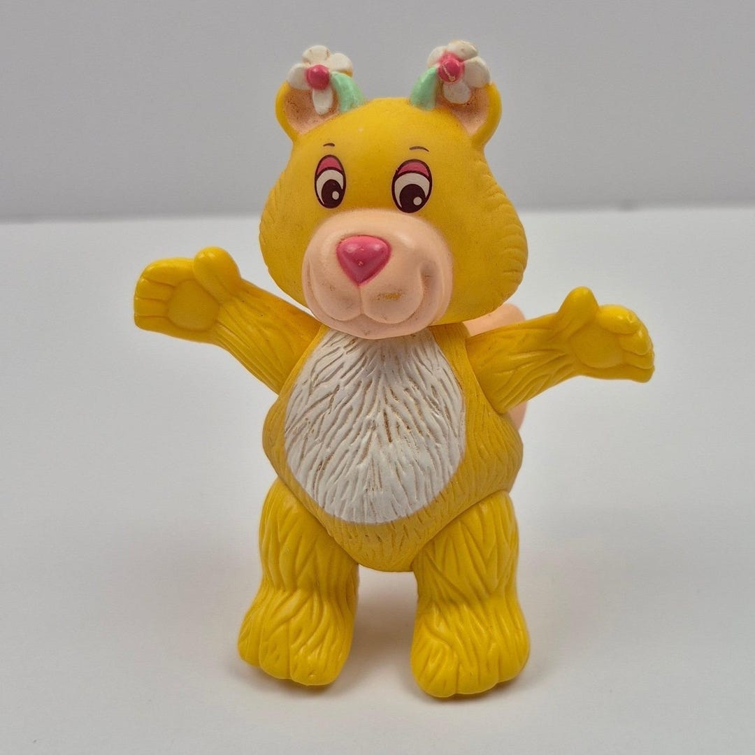 VTG 1985 Wuzzles Butterbear PVC Figure Poseable Disney Hasbro ...