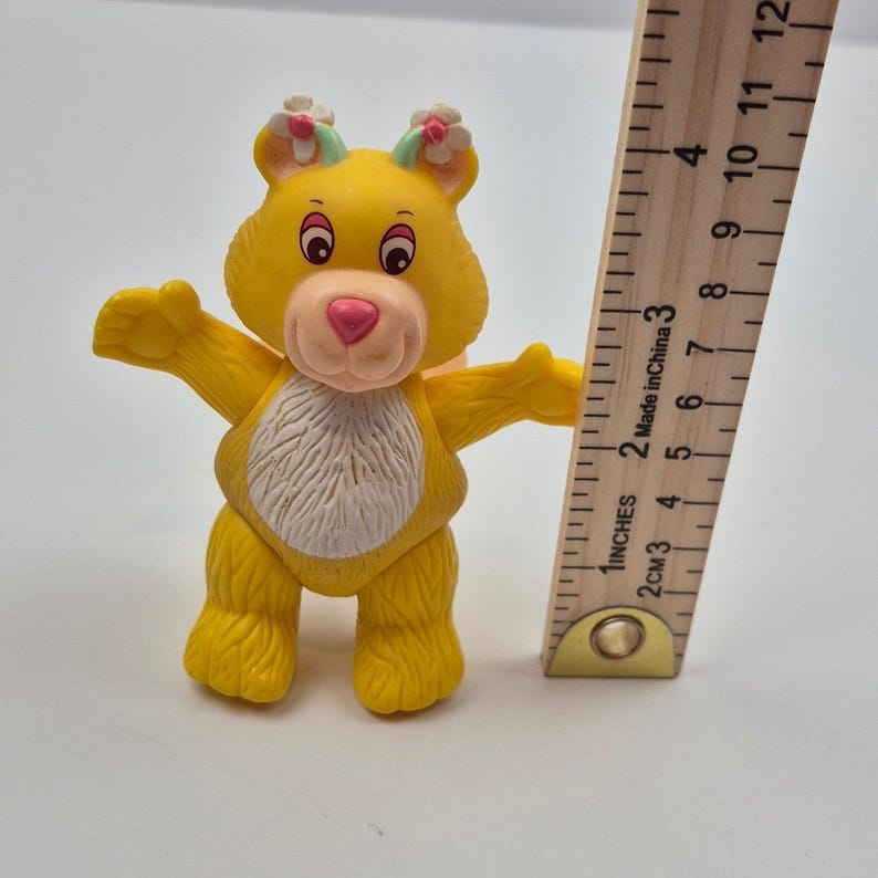 VTG 1985 Wuzzles Butterbear PVC Figure Poseable Disney Hasbro ...