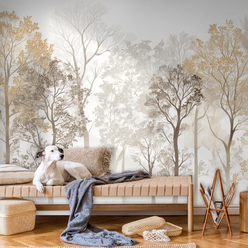 Wallpaper Sepia - Etsy