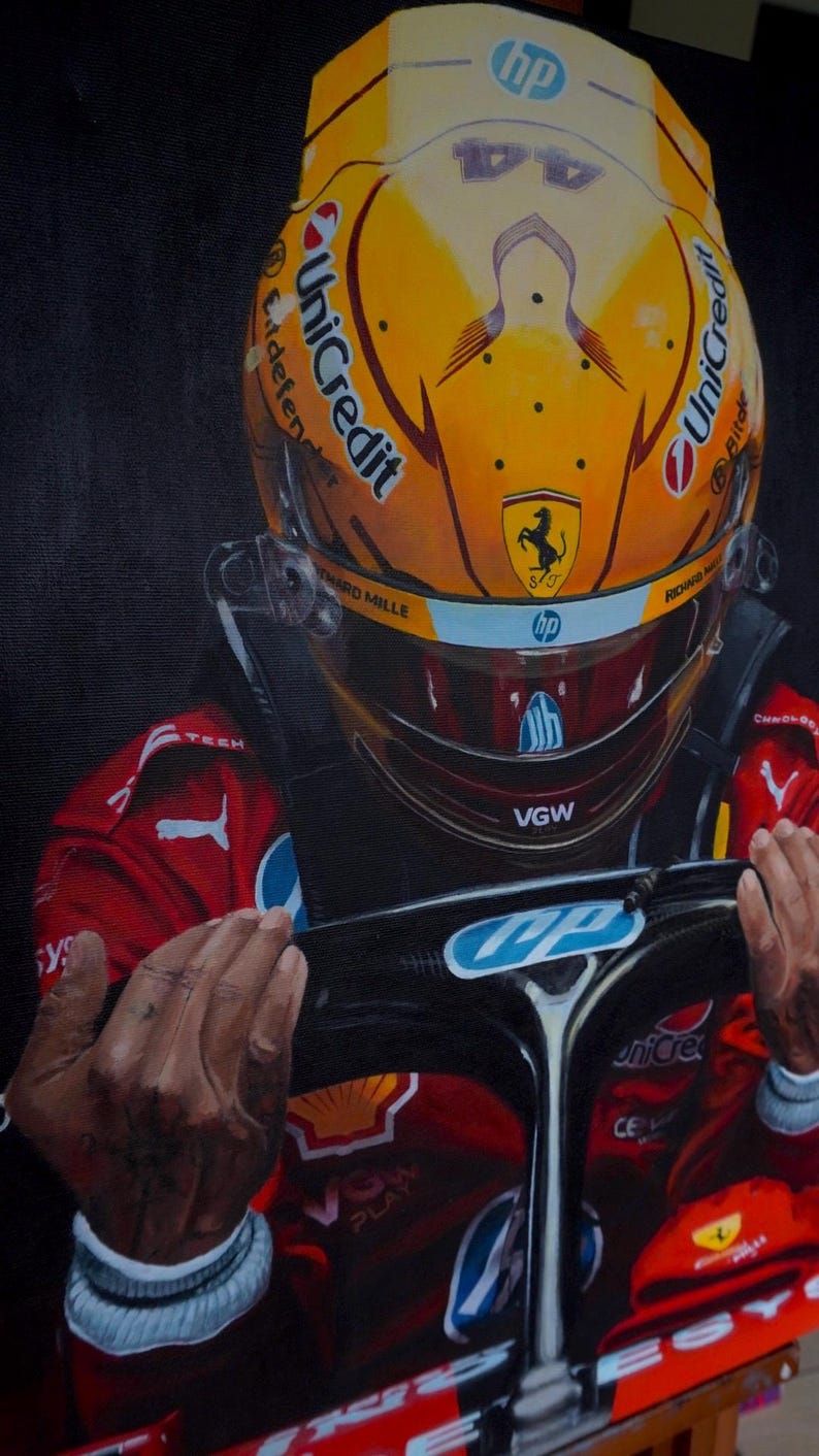 Lewis Hamilton – First Ride in the Ferrari (raw Carbon Fiber Version ...