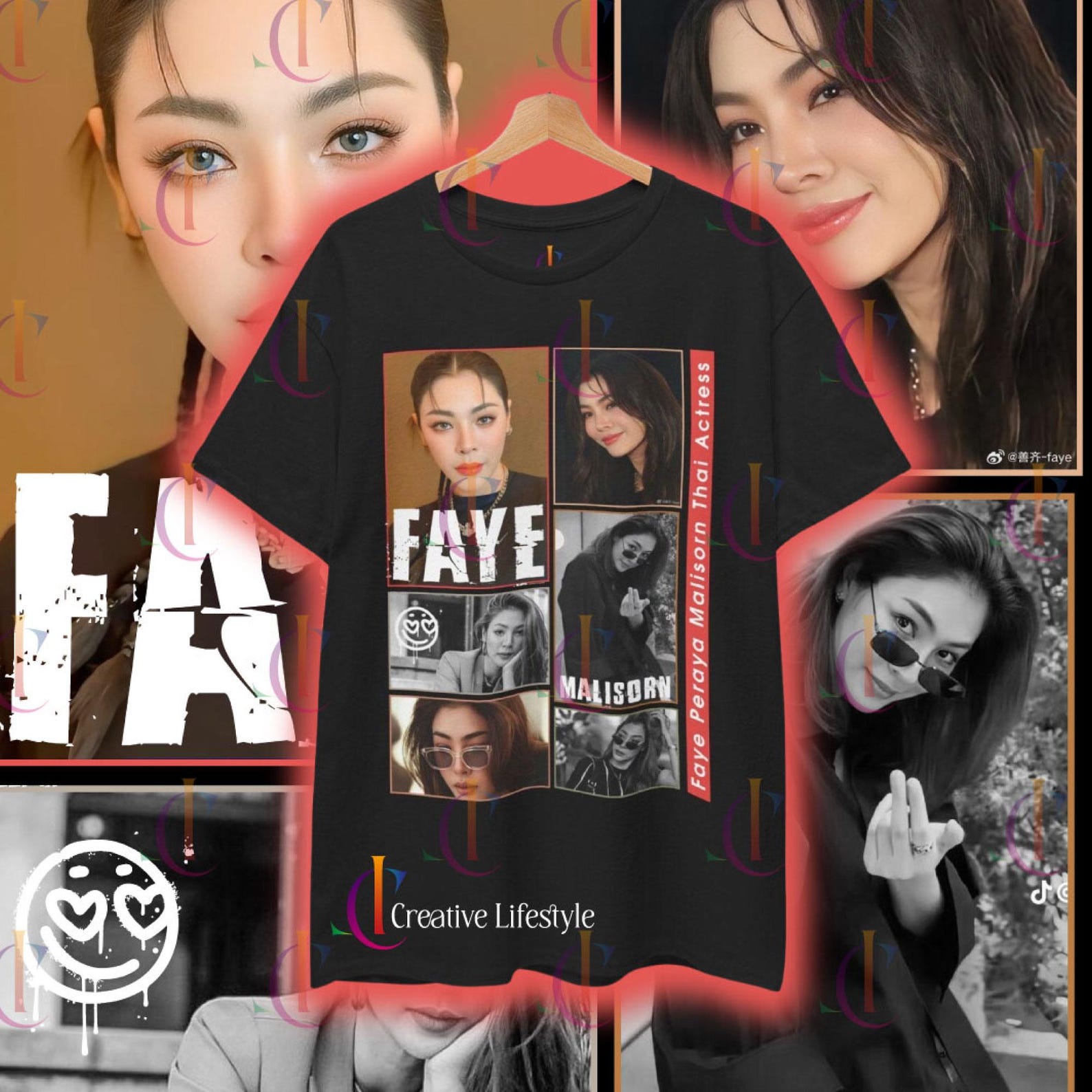 Tee - Faye Peraya Malisorn Thailand Gl Series Actor or Missgrand - Etsy