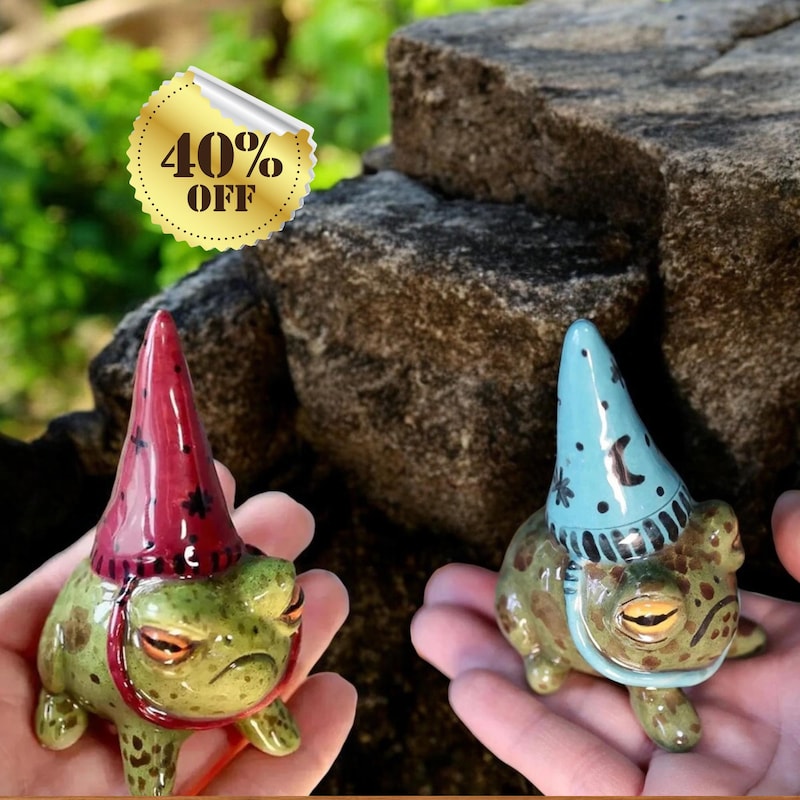 Ceramic Wizard Figurine - Etsy