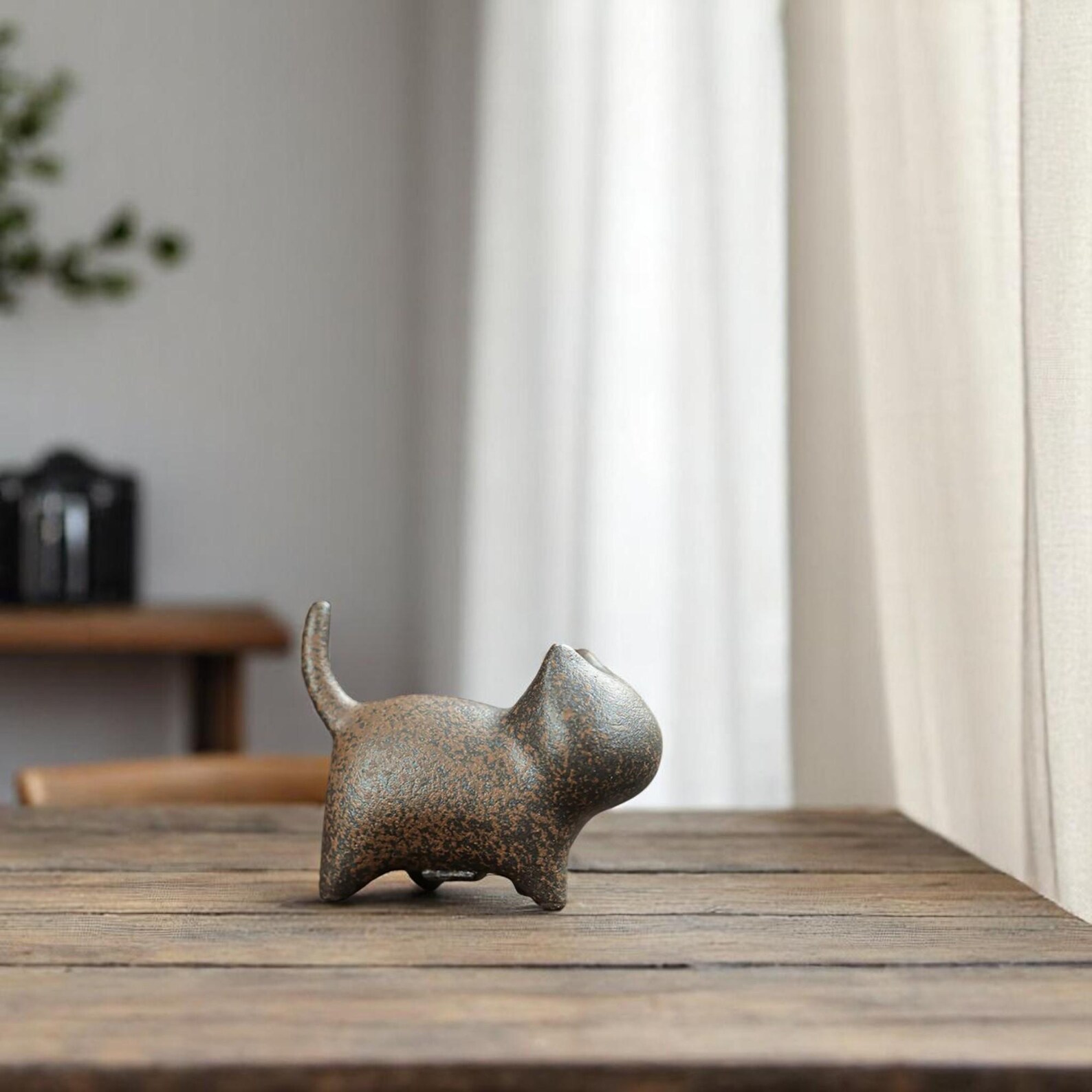 Handmade Brass Cat Tea Pet Figurine: Chinese Tea Ceremony Decor - Etsy