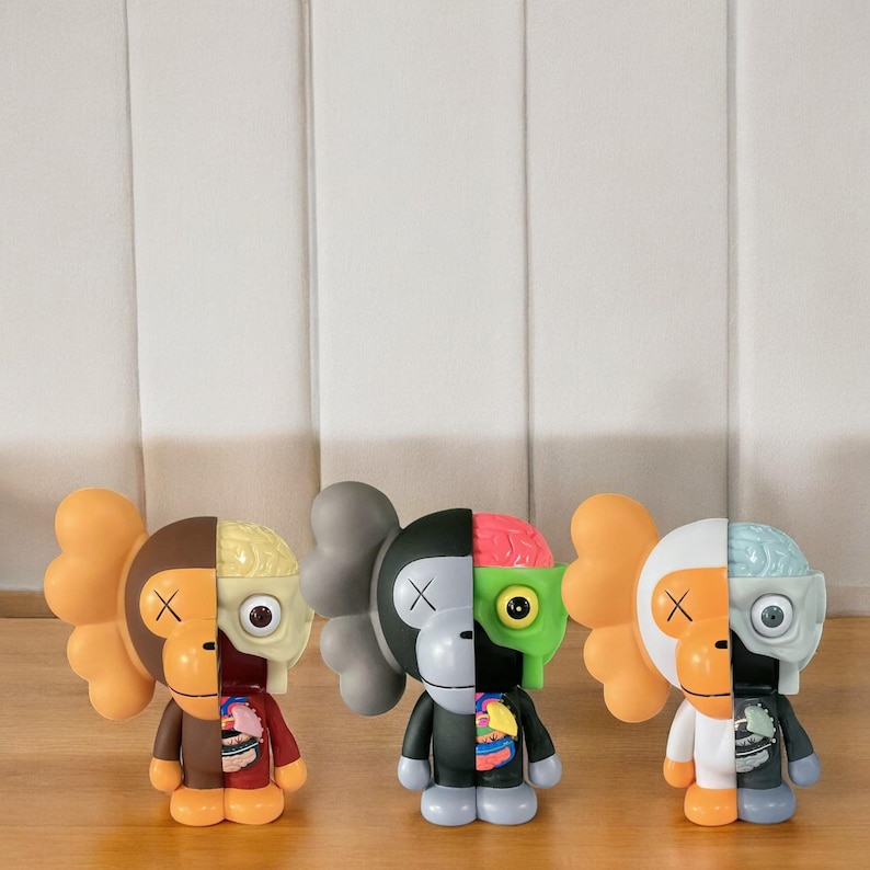 Collectible Monkey Anatomy Figurine: Modern Desk Decor, Unique Artistic ...