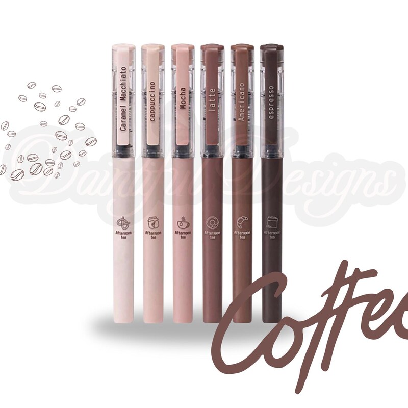 Coffee Pens and Pencil - Etsy UK