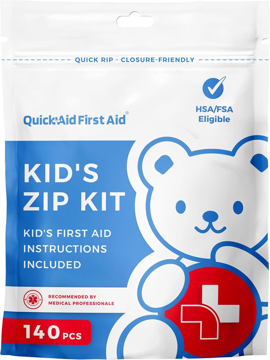 Kids First Aid Zip Kit 140 Pieces - Etsy