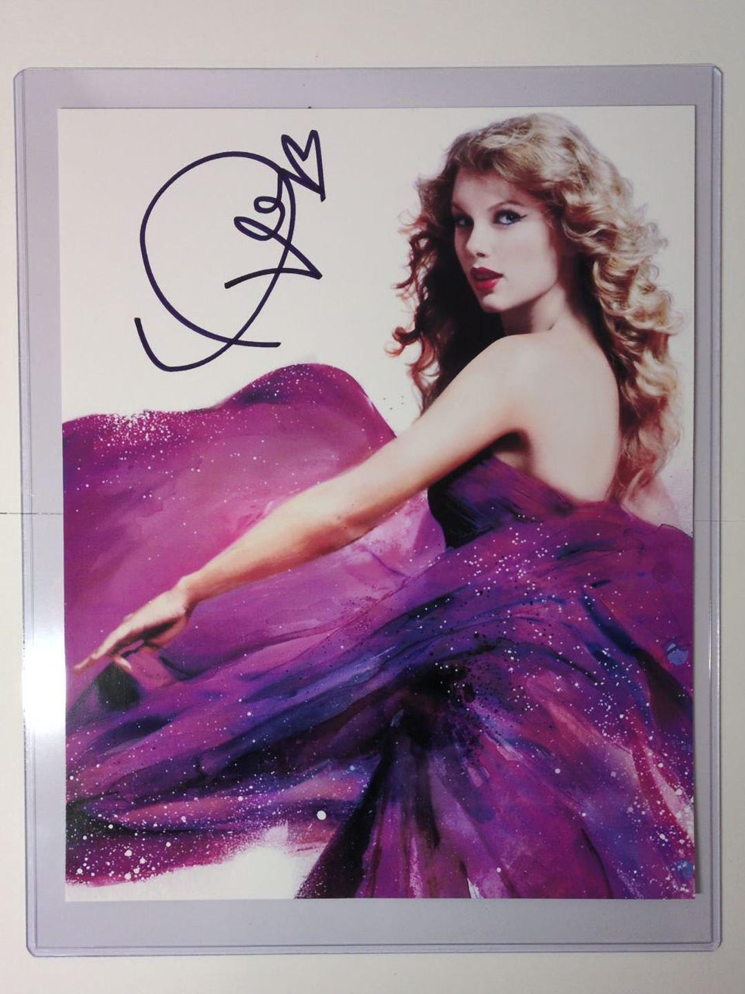 Taylor Swift Signed Autograph 8x10" Speak Now Promo Photo - Etsy