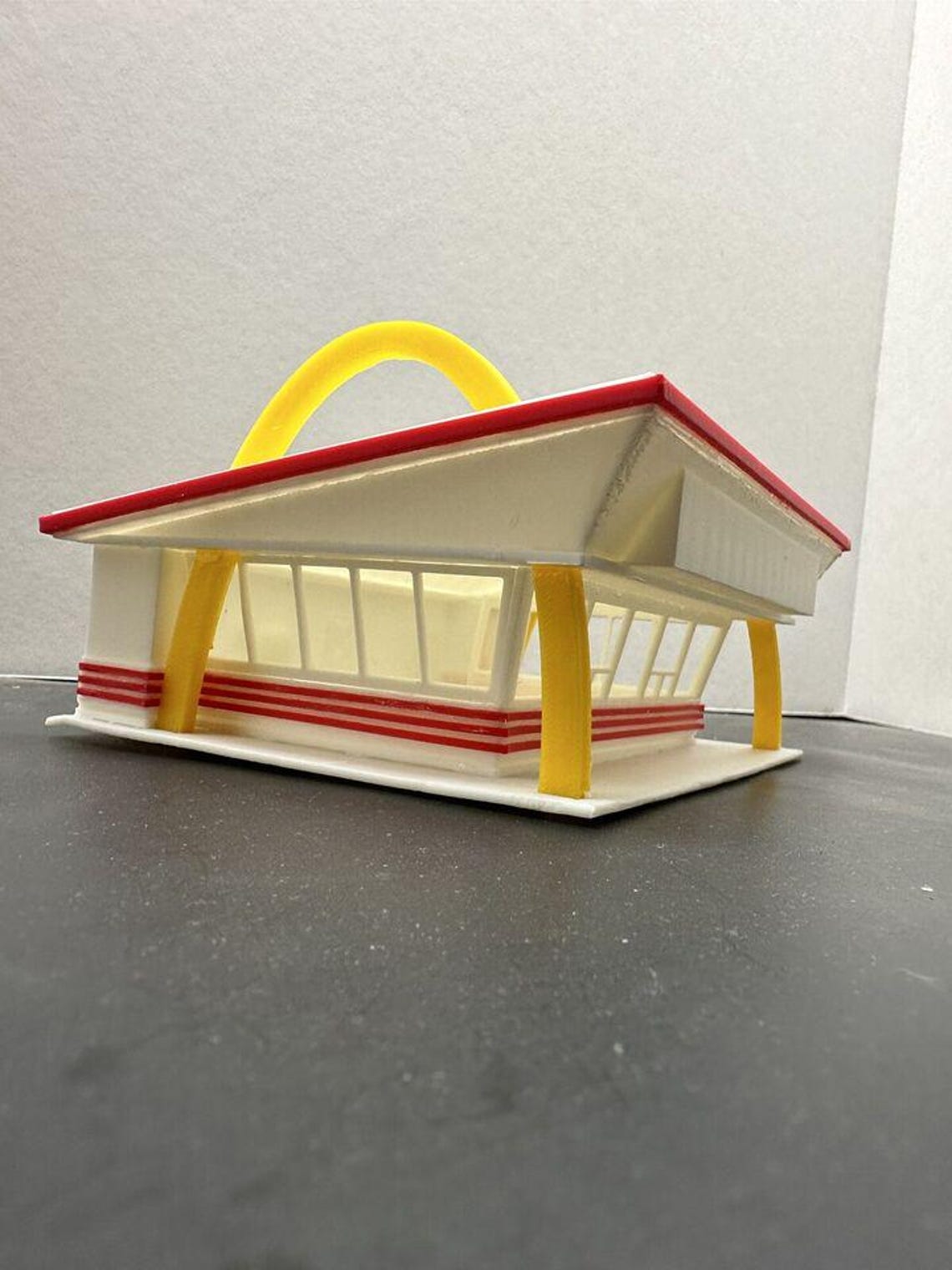 HO Scale Fast Food Chain Restaurant Drive Thru 1:87 Building Mcdonald's ...