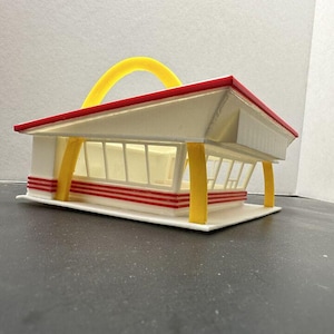 HO Scale Fast Food Chain Restaurant Drive Thru 1:87 Building Mcdonald's ...
