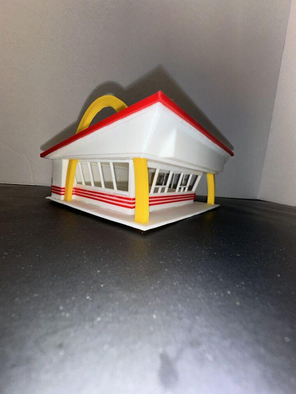 HO Scale Fast Food Chain Restaurant Drive Thru 1:87 Building Mcdonald's ...