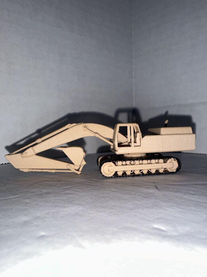 HO - Scale Excavator / Digger 1:87 Truck / Construction Vehicle for 1/ ...