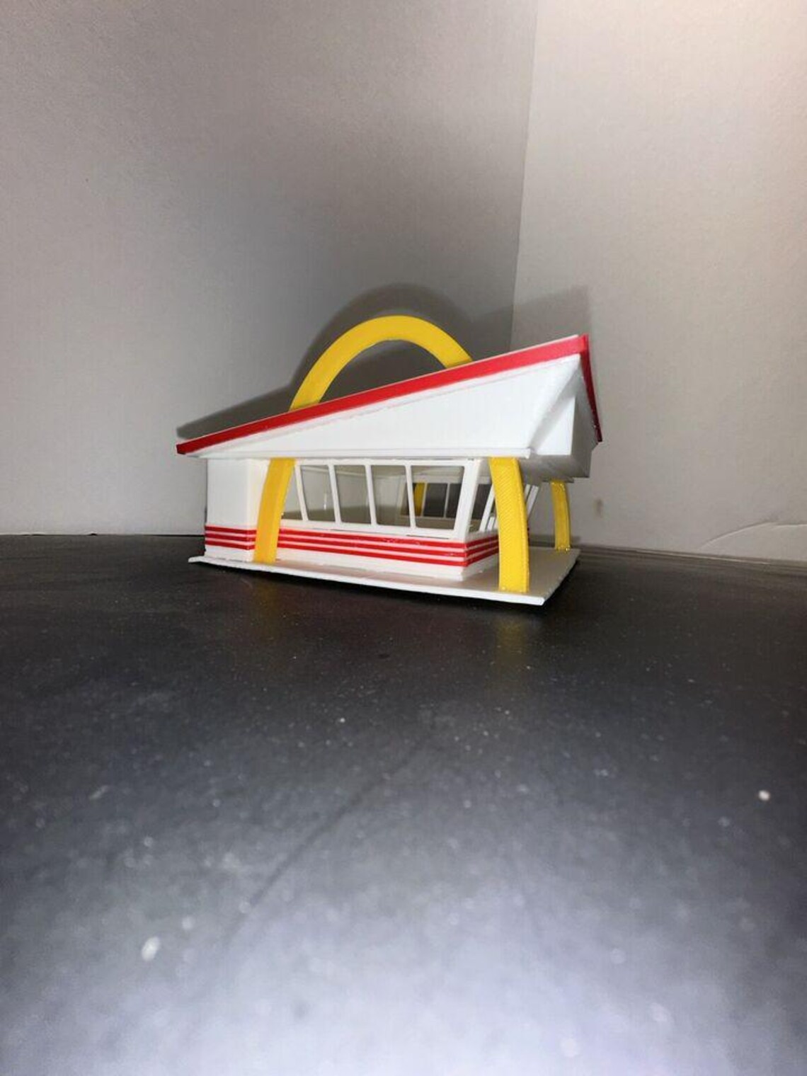 HO Scale Fast Food Chain Restaurant Drive Thru 1:87 Building Mcdonald's ...