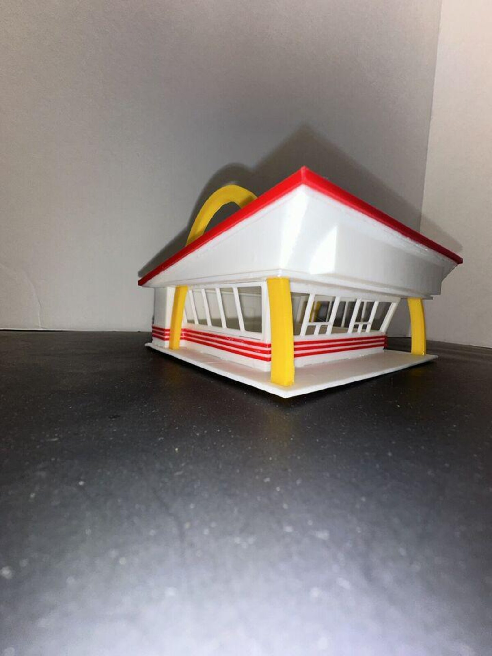 HO Scale Fast Food Chain Restaurant Drive Thru 1:87 Building Mcdonald's ...
