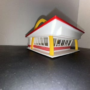 HO Scale Fast Food Chain Restaurant Drive Thru 1:87 Building Mcdonald's ...